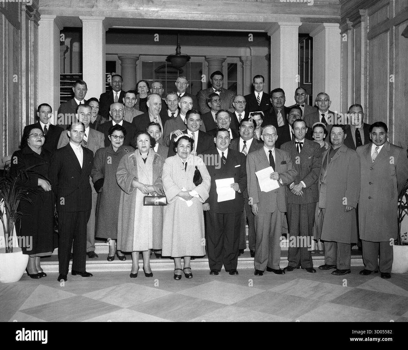 FILE - Native Americans from Oklahoma of the Chicksaw Nation pose on ...