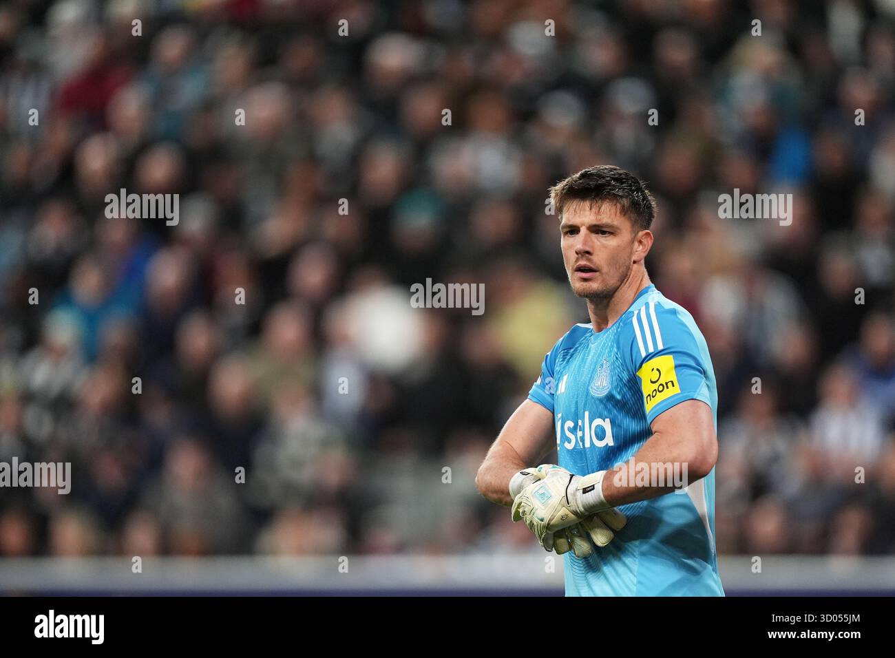 Newcastle United goalkeeper Nick Pope during the UEFA Champions League ...