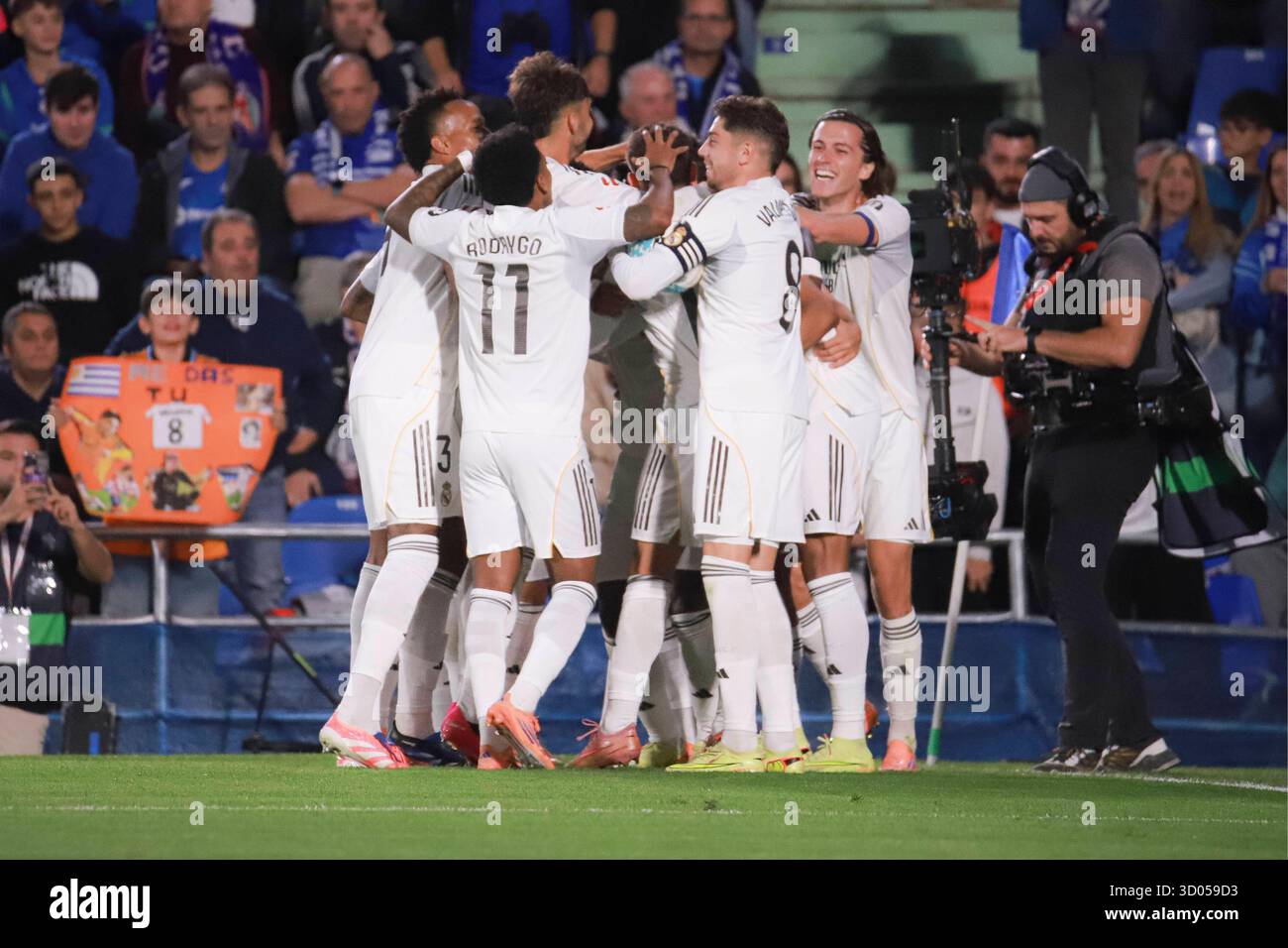 Spanish La Liga EA Sports soccer match Getafe vs Real Madrid at ...