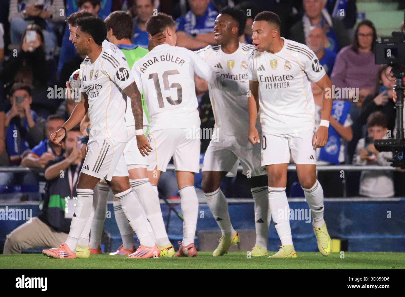 Spanish La Liga EA Sports soccer match Getafe vs Real Madrid at ...