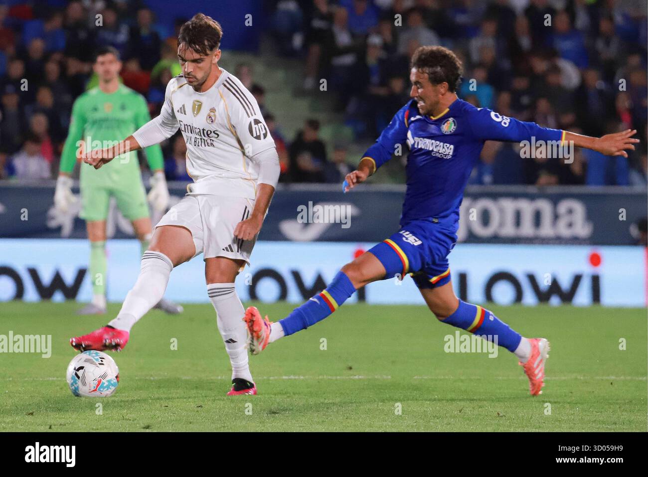 Spanish La Liga EA Sports soccer match Getafe vs Real Madrid at ...