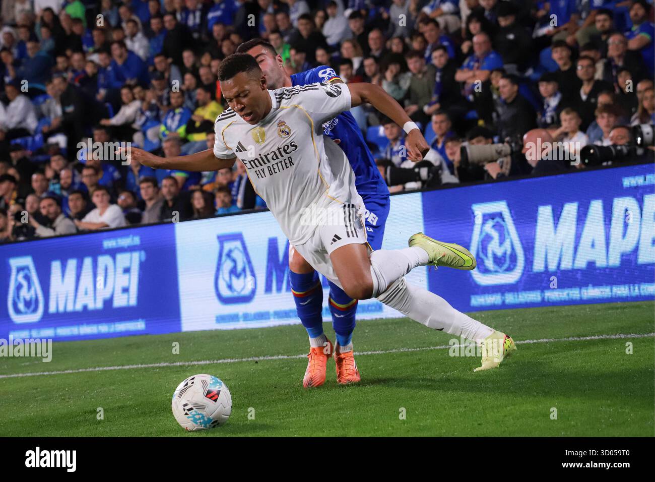 Spanish La Liga EA Sports soccer match Getafe vs Real Madrid at ...