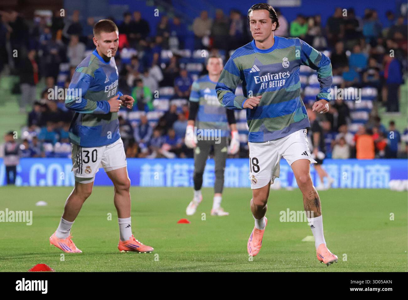 Spanish La Liga EA Sports soccer match Getafe vs Real Madrid at ...