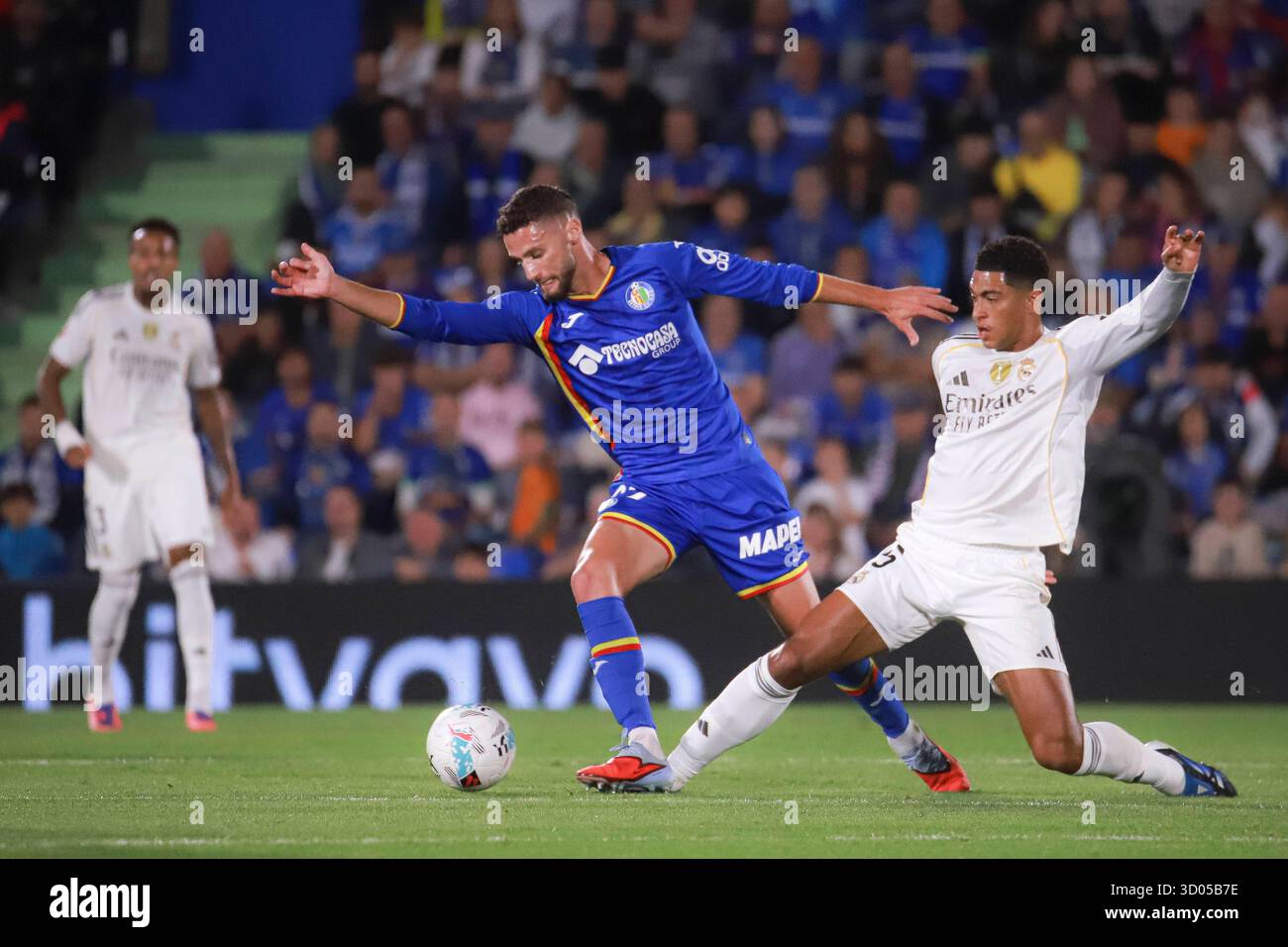 Spanish La Liga EA Sports soccer match Getafe vs Real Madrid at ...