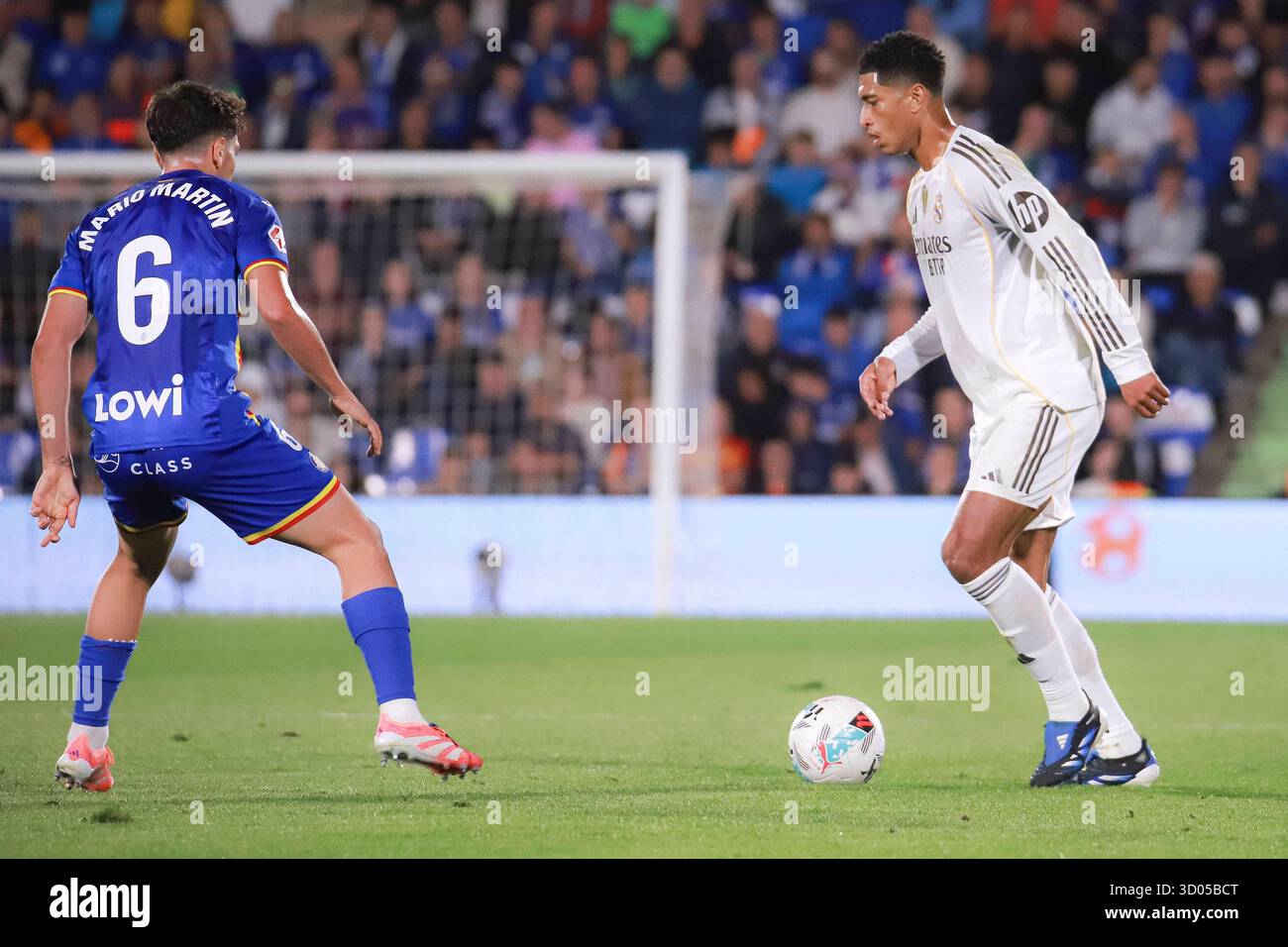 Spanish La Liga EA Sports soccer match Getafe vs Real Madrid at ...