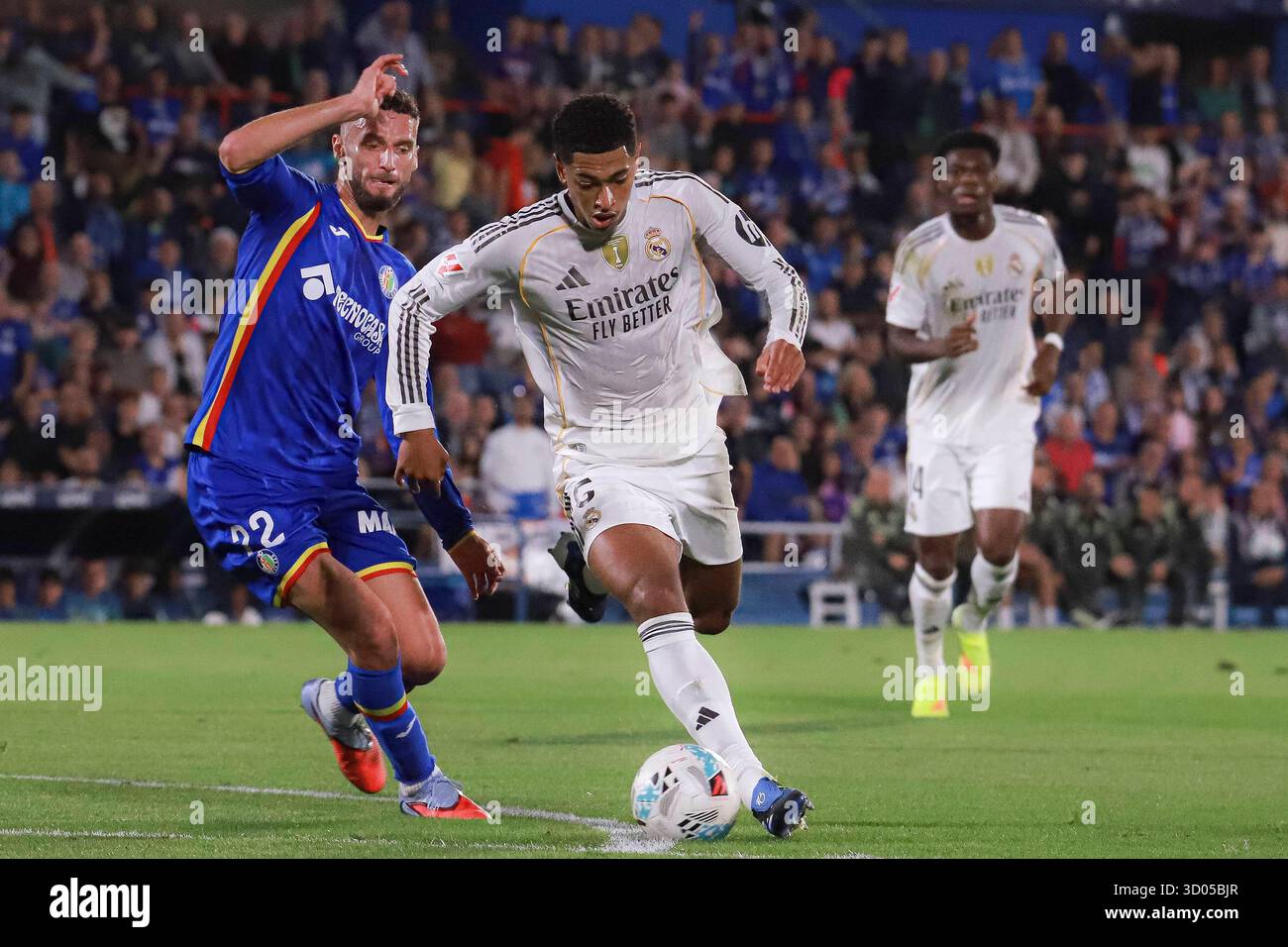 Spanish La Liga EA Sports soccer match Getafe vs Real Madrid at ...
