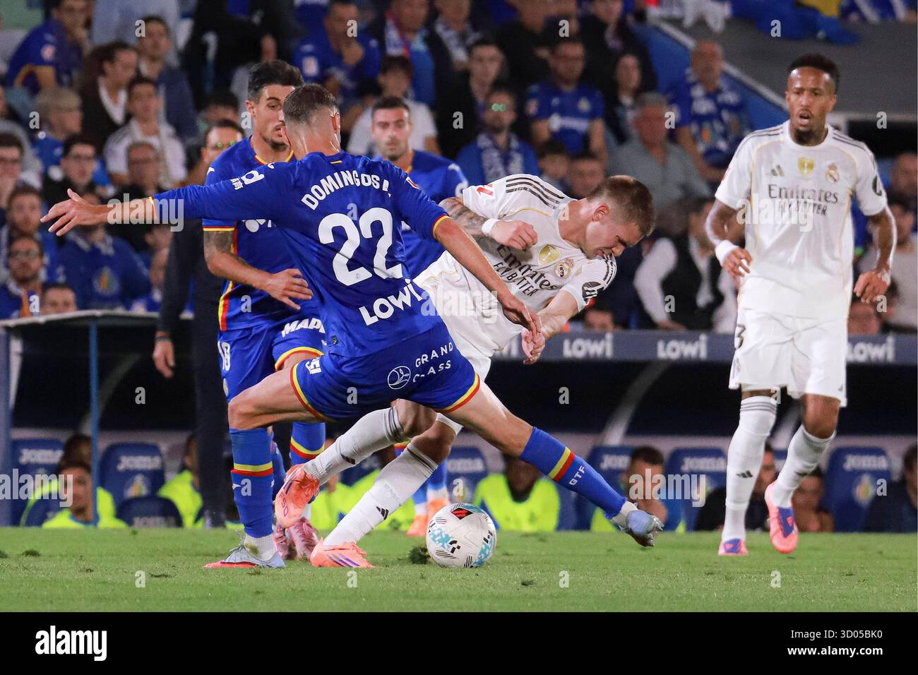 Spanish La Liga EA Sports soccer match Getafe vs Real Madrid at ...