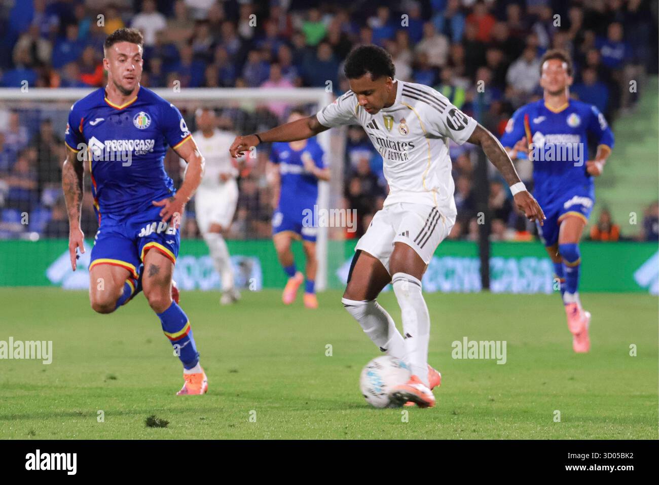 Spanish La Liga EA Sports soccer match Getafe vs Real Madrid at ...