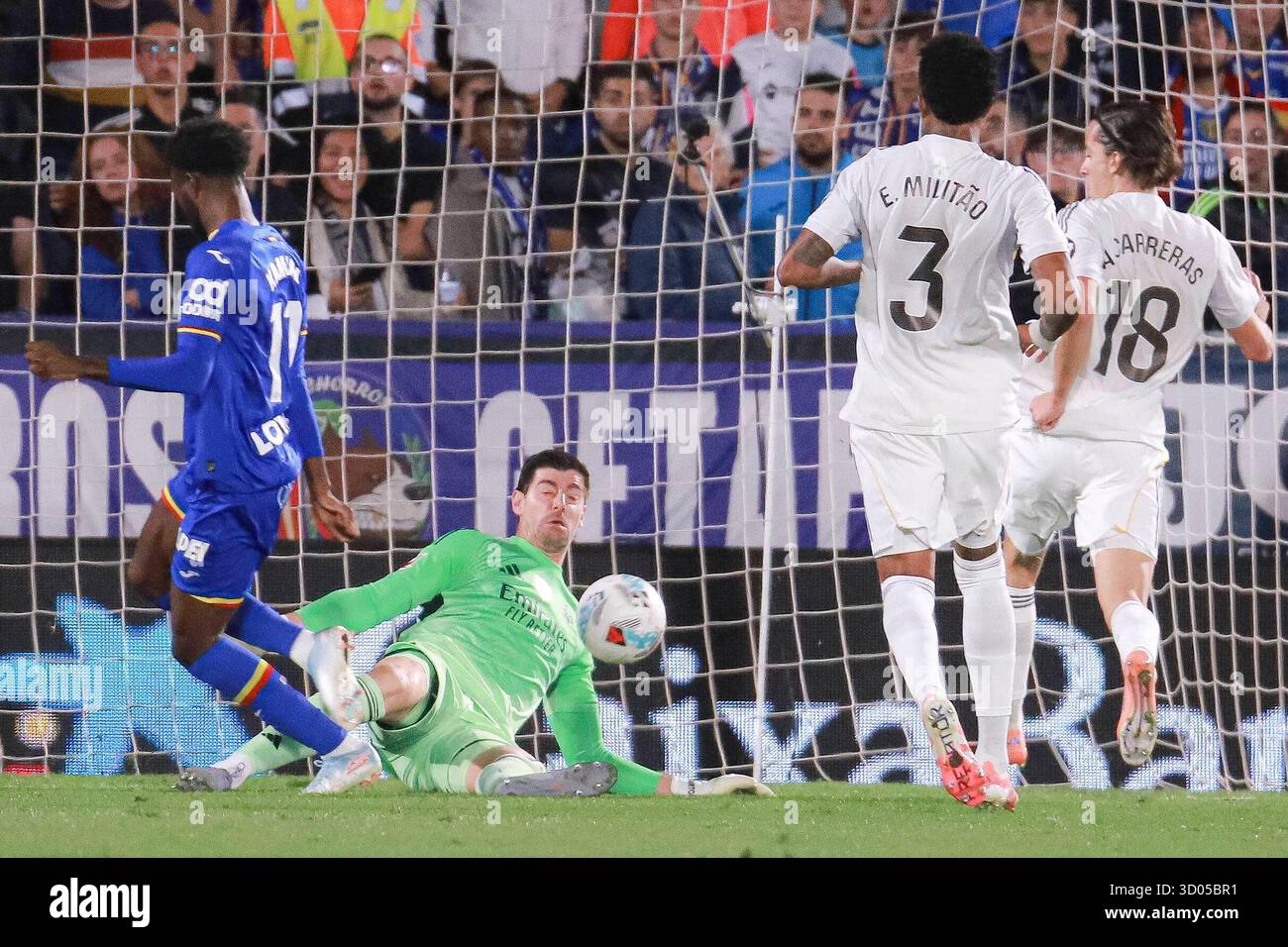 Spanish La Liga EA Sports soccer match Getafe vs Real Madrid at ...