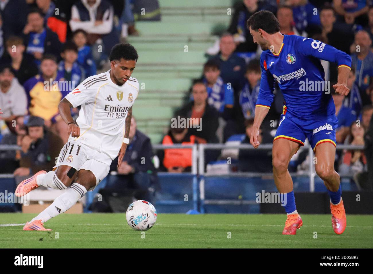 Spanish La Liga EA Sports soccer match Getafe vs Real Madrid at ...