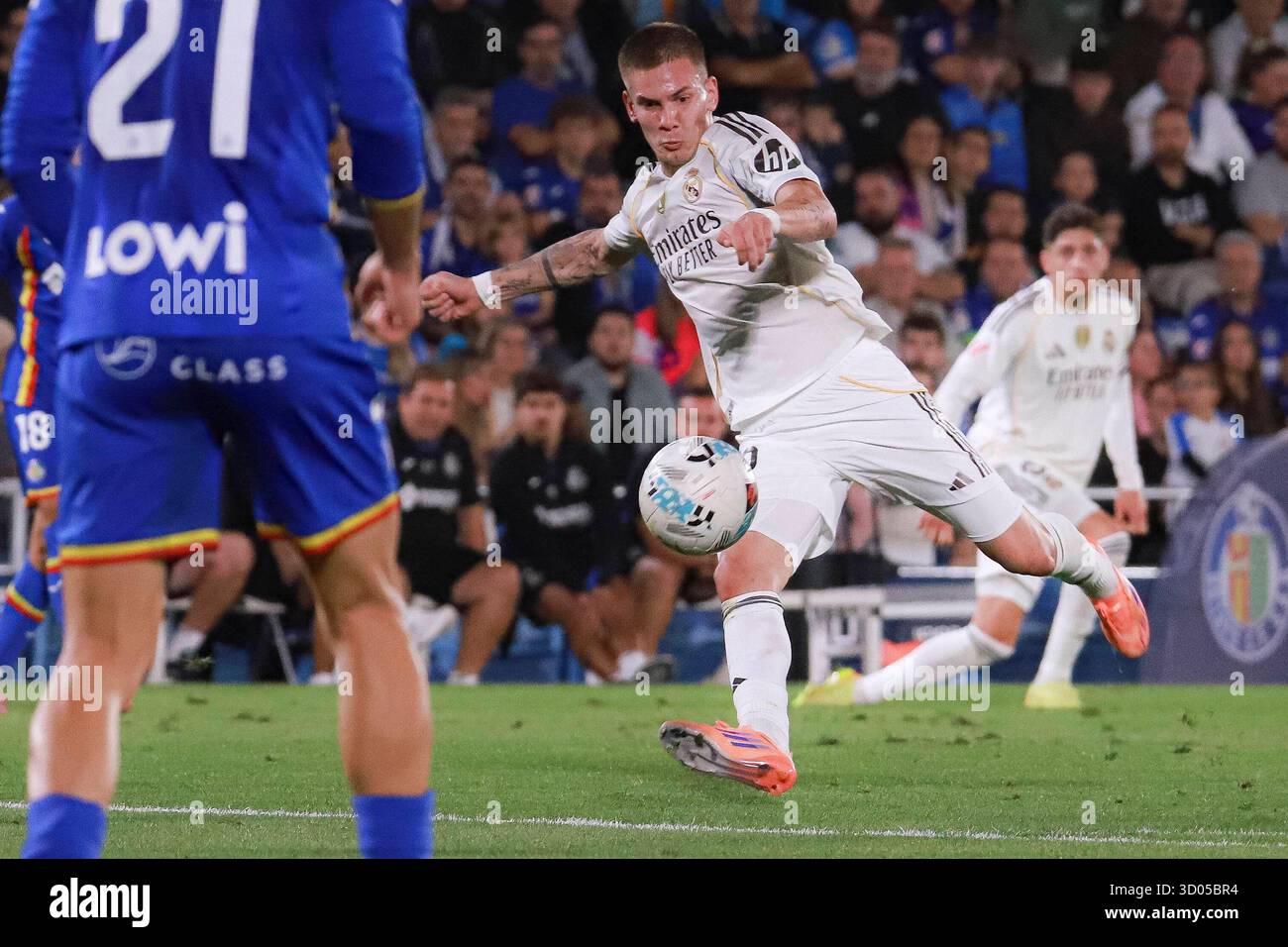 Spanish La Liga EA Sports soccer match Getafe vs Real Madrid at ...