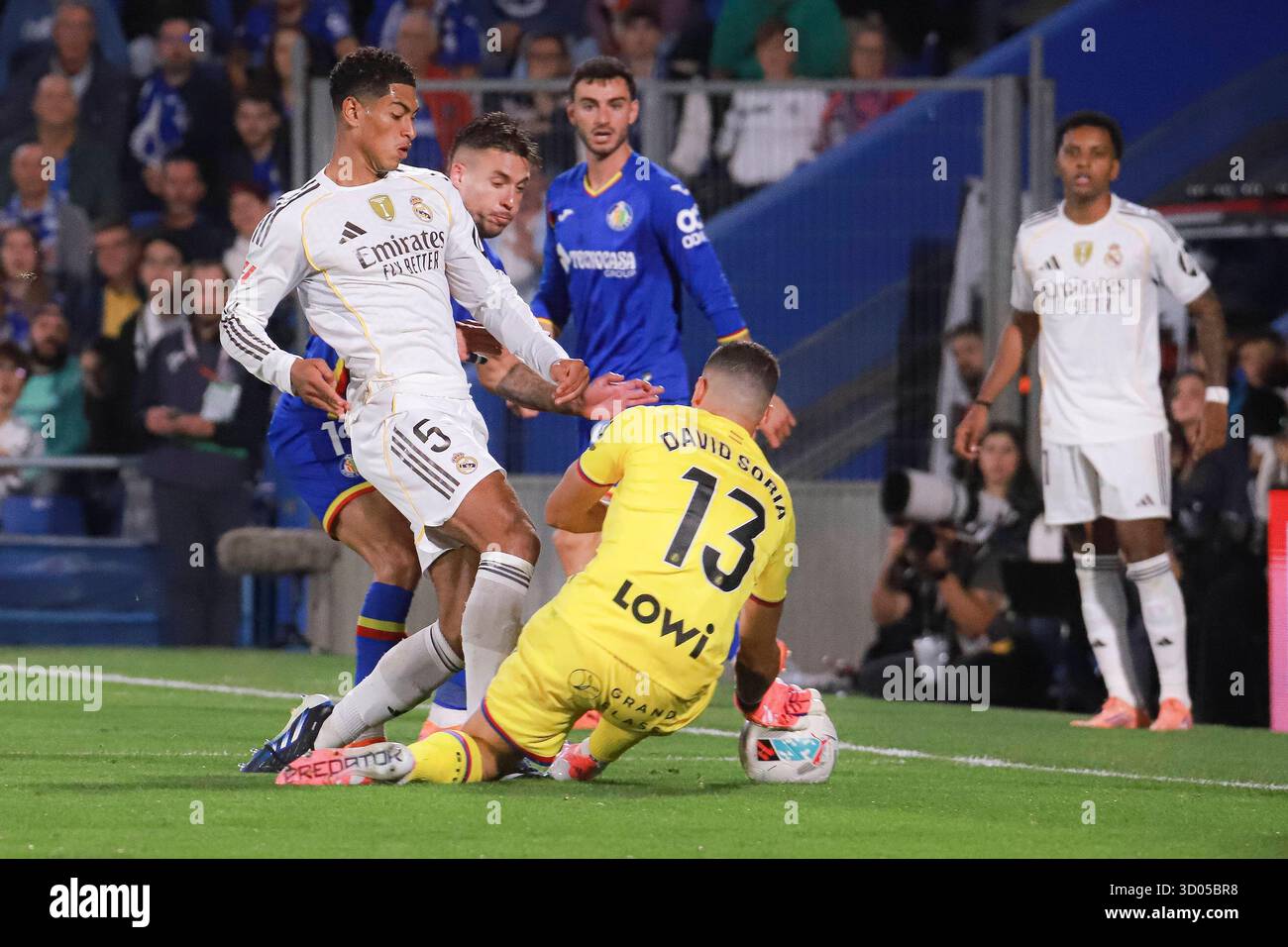 Spanish La Liga EA Sports soccer match Getafe vs Real Madrid at ...