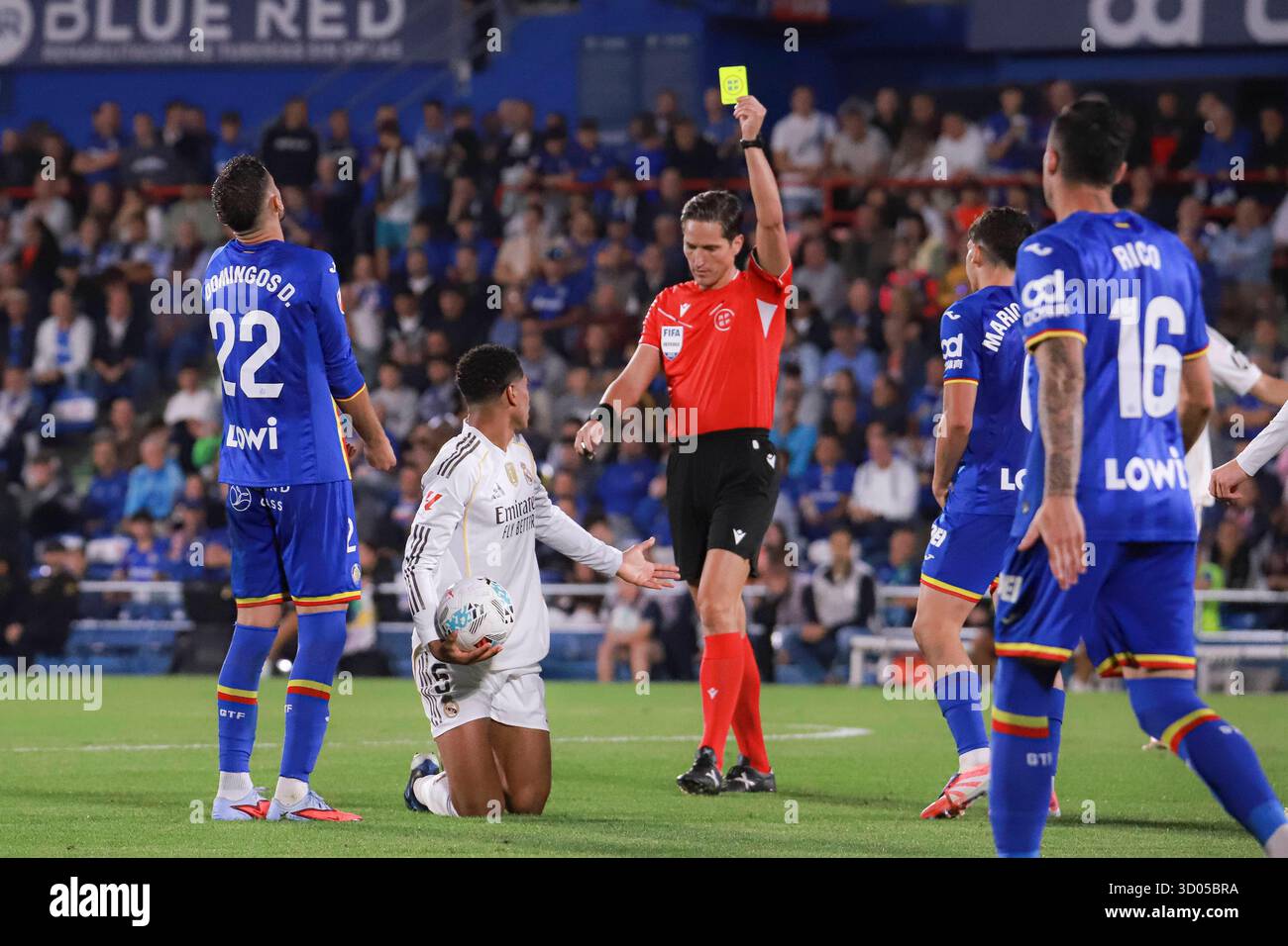 Spanish La Liga EA Sports soccer match Getafe vs Real Madrid at ...