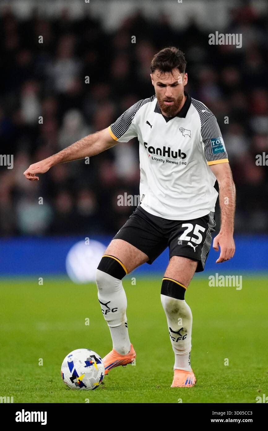 Derby County's Ben Brereton Diaz during the Sky Bet Championship match ...