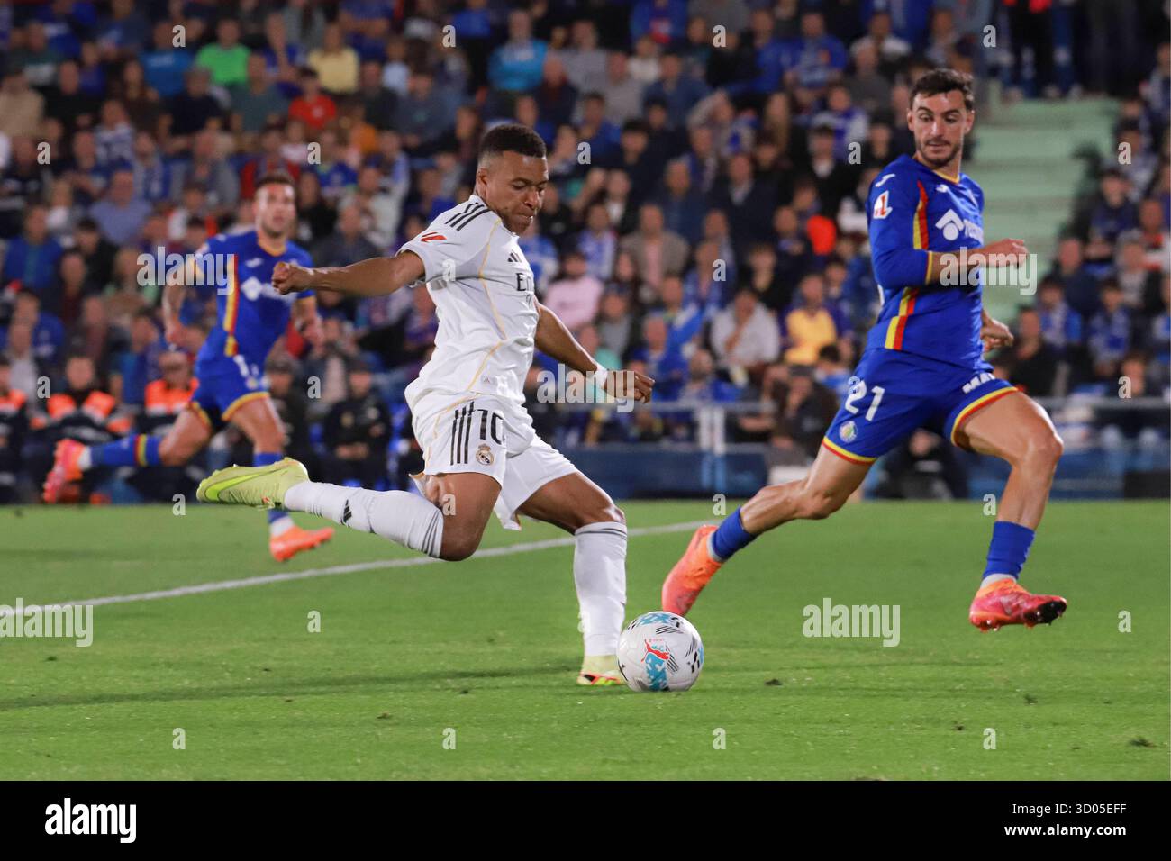 Spanish La Liga EA Sports soccer match Getafe vs Real Madrid at ...