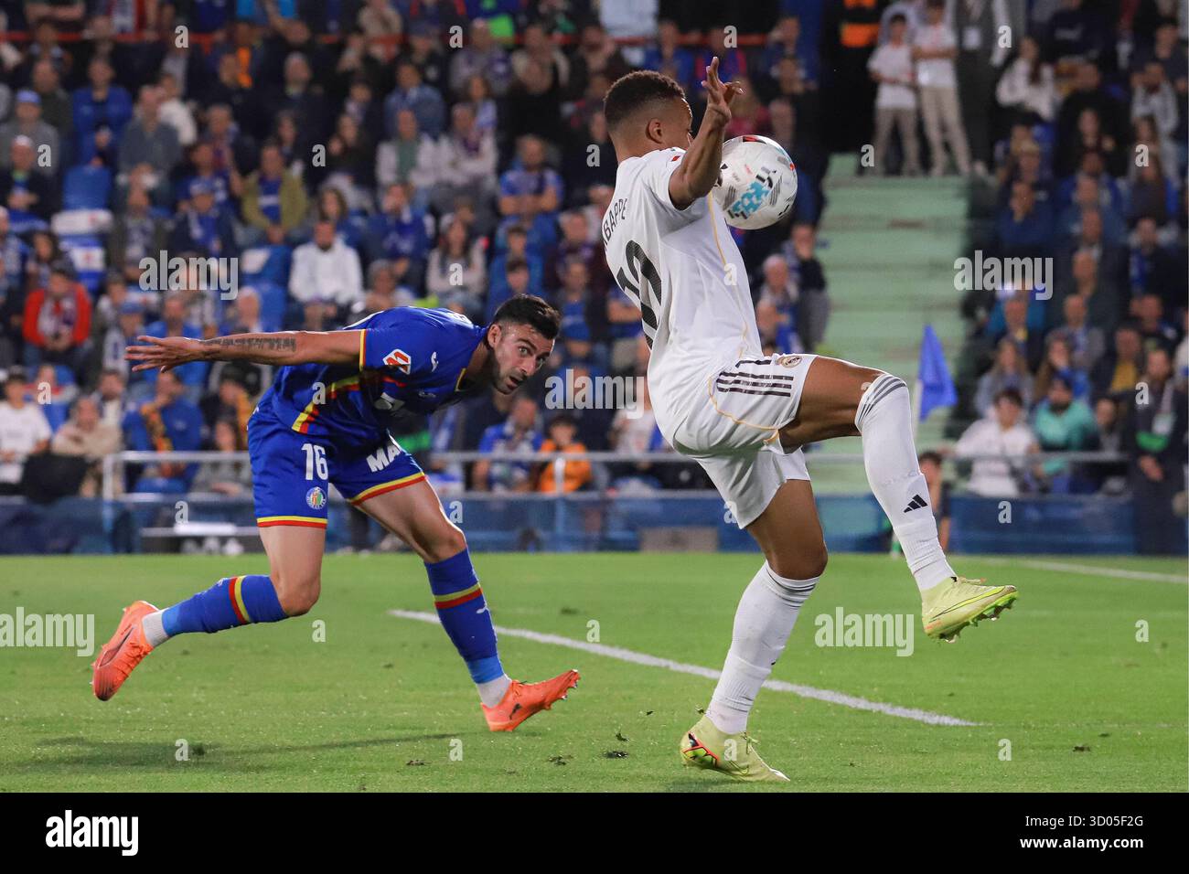 Spanish La Liga EA Sports soccer match Getafe vs Real Madrid at ...