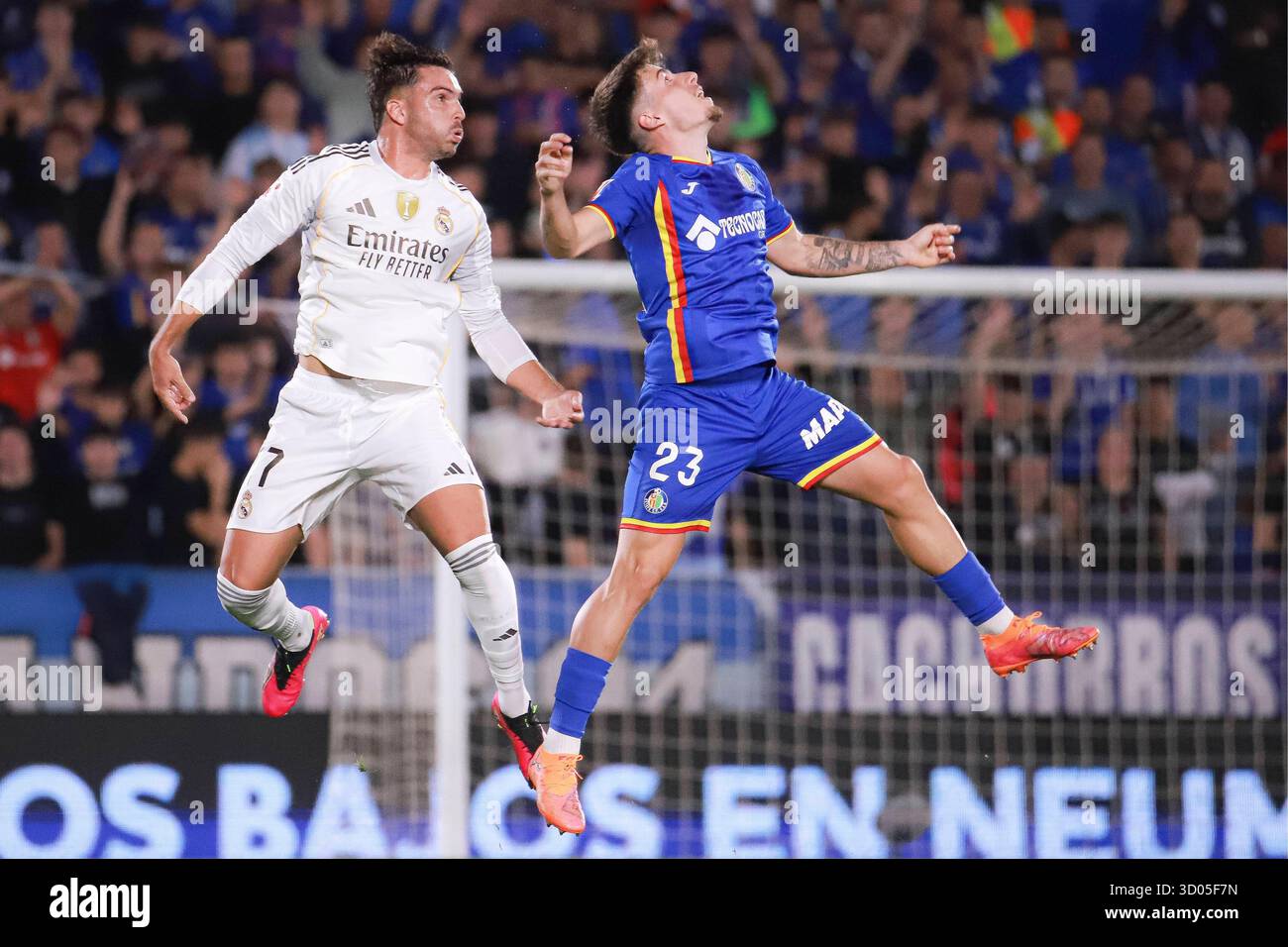 Spanish La Liga EA Sports soccer match Getafe vs Real Madrid at ...