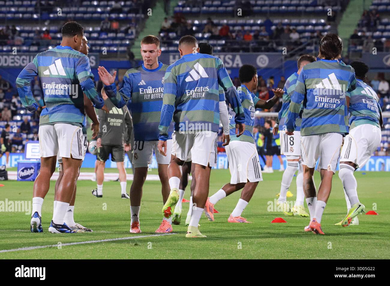 Spanish La Liga EA Sports soccer match Getafe vs Real Madrid at ...