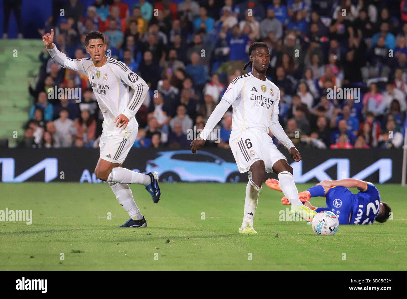 Spanish La Liga EA Sports soccer match Getafe vs Real Madrid at ...