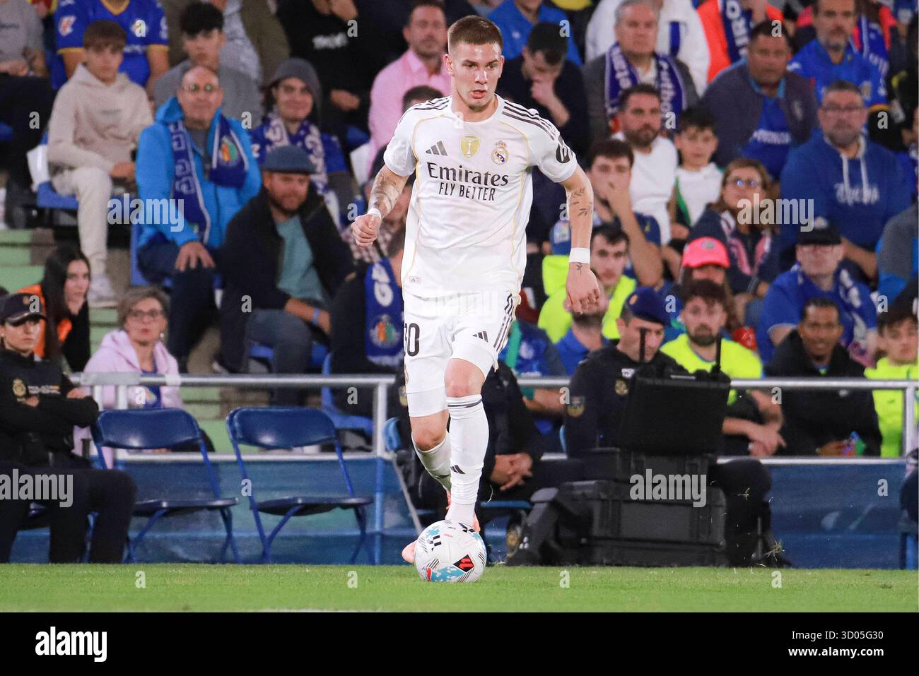 Spanish La Liga EA Sports soccer match Getafe vs Real Madrid at ...