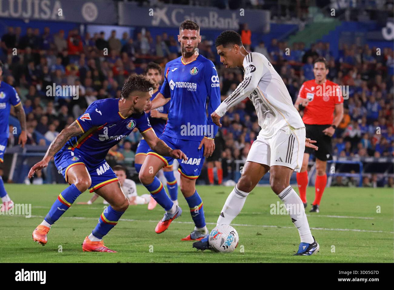 Spanish La Liga EA Sports soccer match Getafe vs Real Madrid at ...
