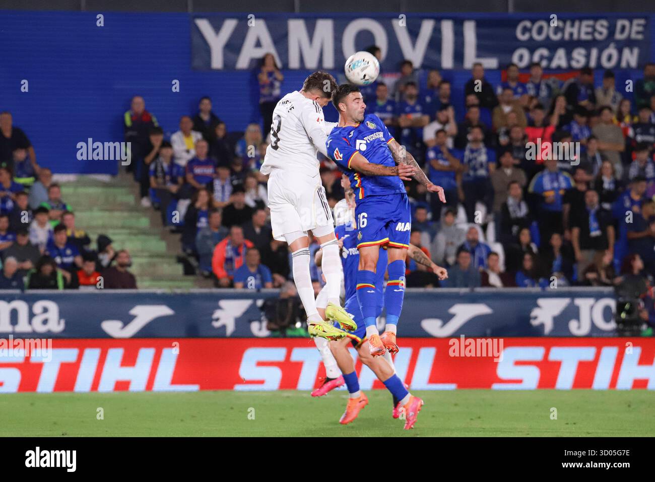 Spanish La Liga EA Sports soccer match Getafe vs Real Madrid at ...