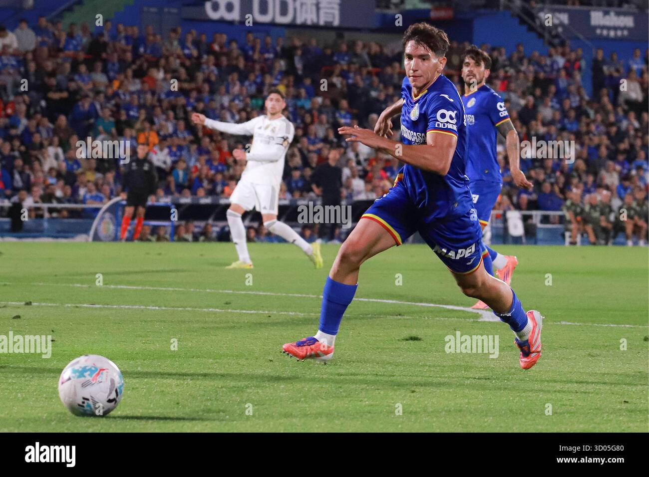 Spanish La Liga EA Sports soccer match Getafe vs Real Madrid at ...