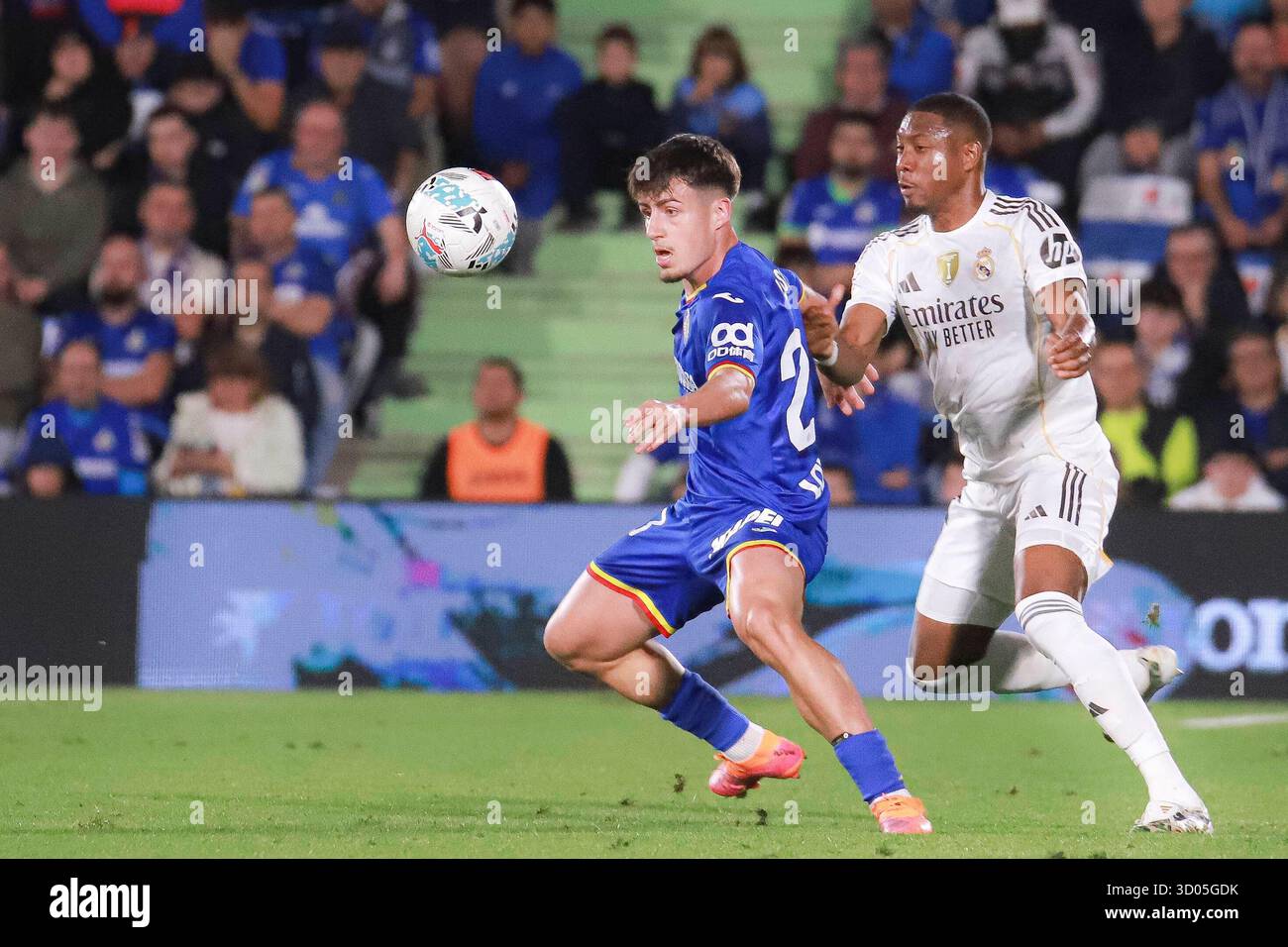 Spanish La Liga EA Sports soccer match Getafe vs Real Madrid at ...