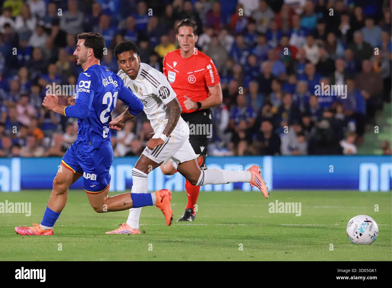 Spanish La Liga EA Sports soccer match Getafe vs Real Madrid at ...