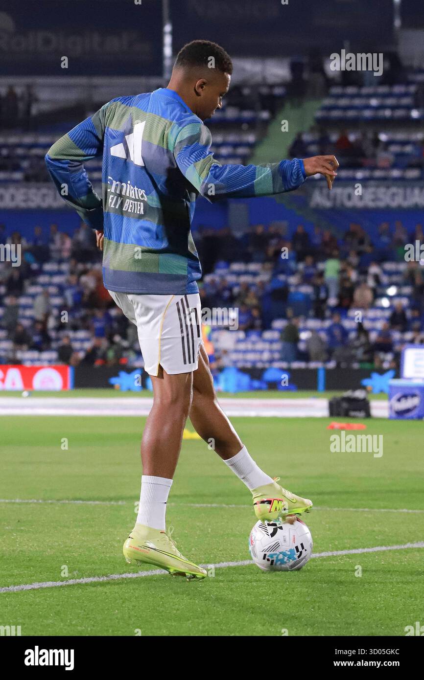 Spanish La Liga EA Sports soccer match Getafe vs Real Madrid at ...