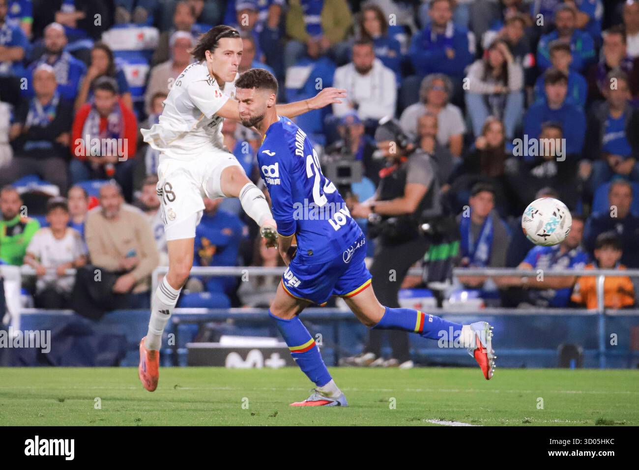 Spanish La Liga EA Sports soccer match Getafe vs Real Madrid at ...