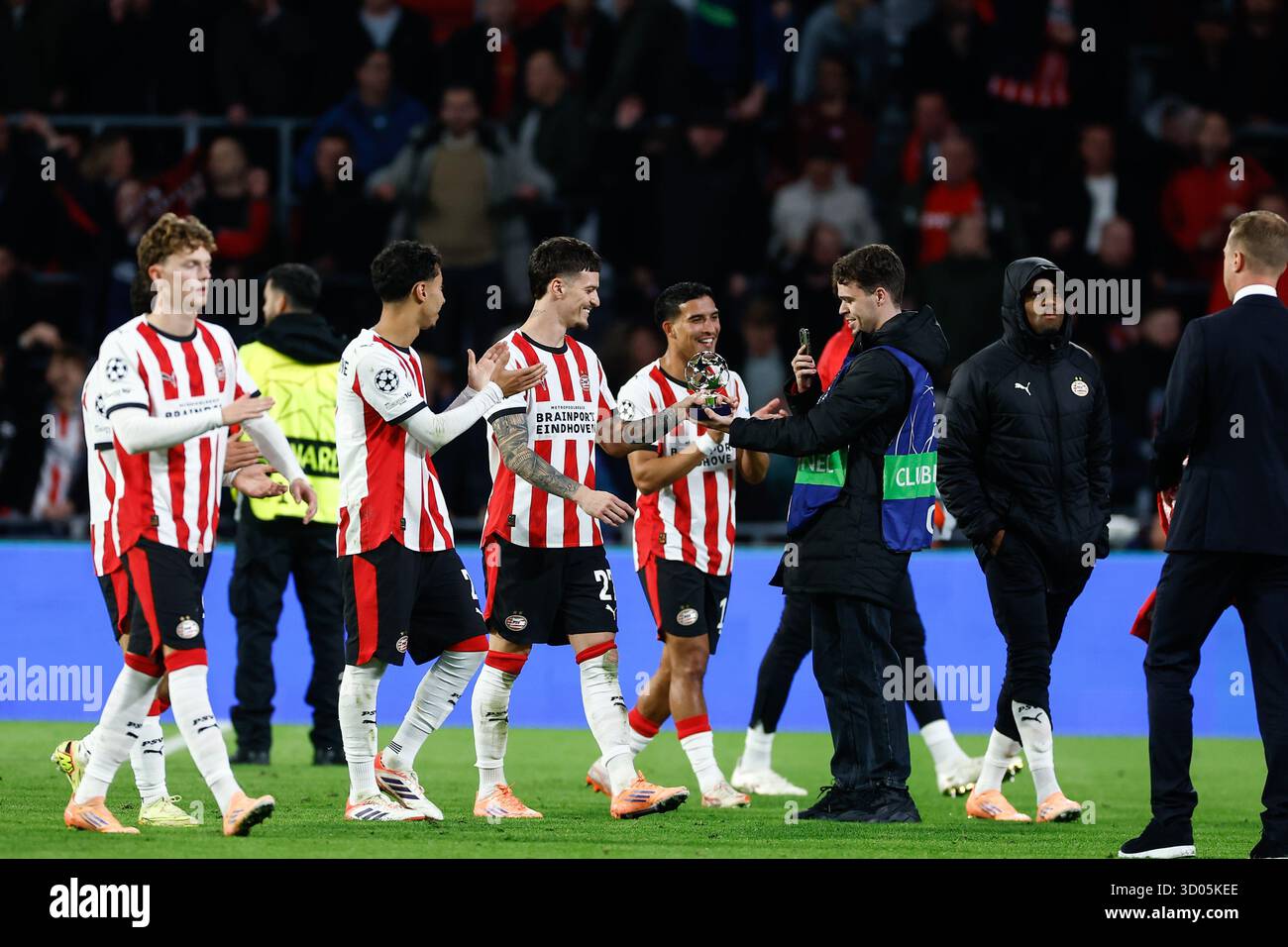 EINDHOVEN , 21-10-2025 , Philips Stadium , season 2025 / 2026 , UEFA ...