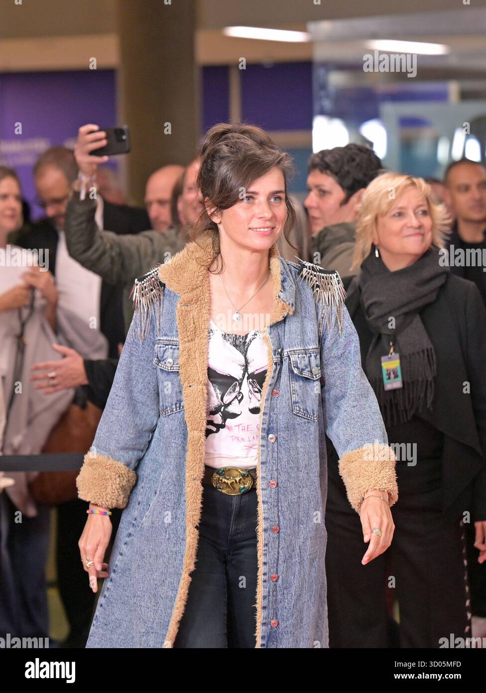 21 October 2025, Bavaria, Munich: Nora Tschirner attends the world ...