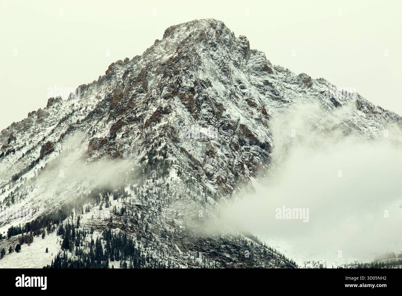 Mountain view from Redfish Lake, Sawtooth Scenic Byway, Sawtooth ...