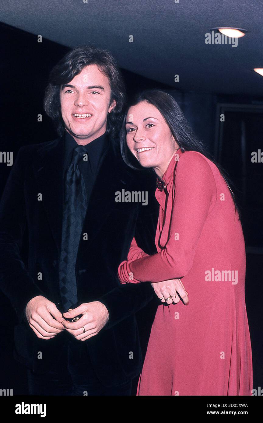 Kate Jackson and Edward Albert attend Golden Globe Awards in Beverly ...