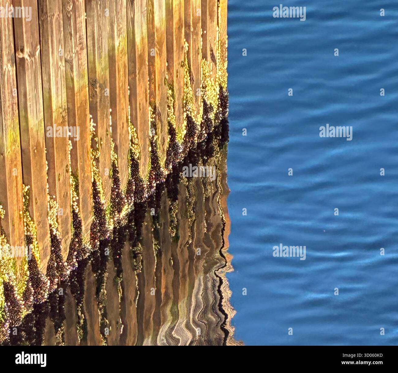 Parallel timbers provide pier support hi-res stock photography and ...