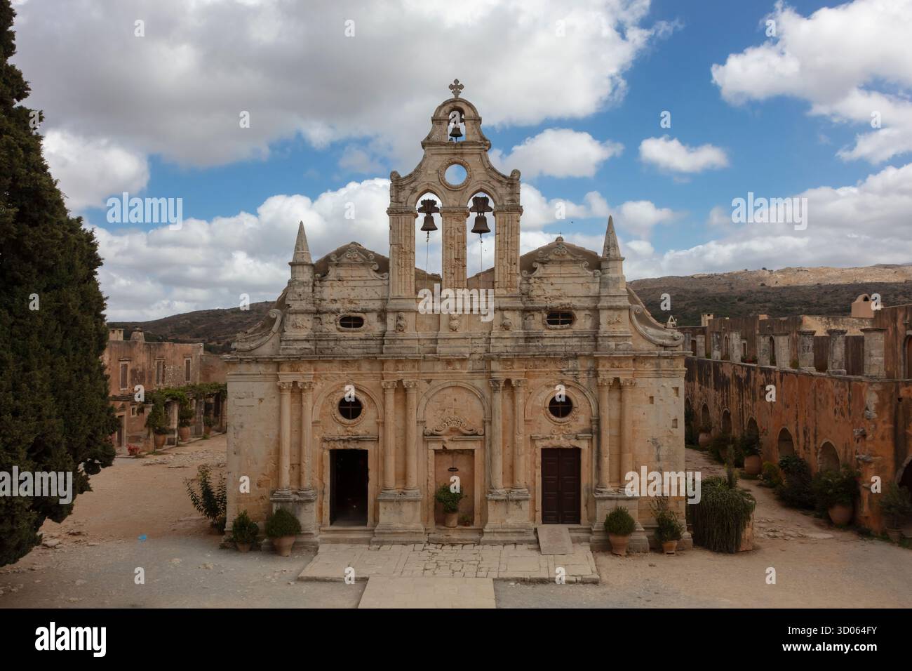The 16th century Greek Orthodox Arkadi Monastery played a role in the ...