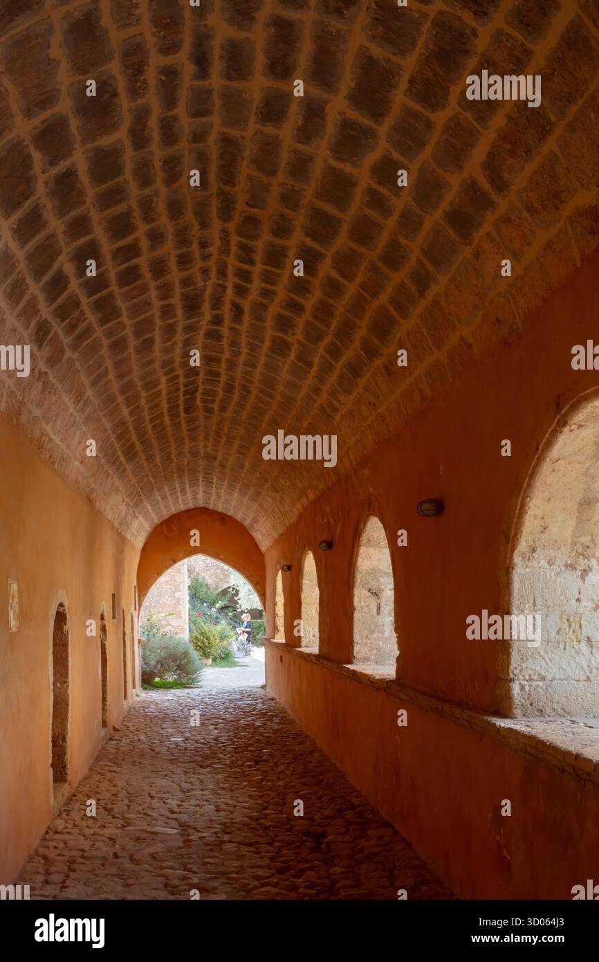 The 16th century Greek Orthodox Arkadi Monastery played a role in the ...