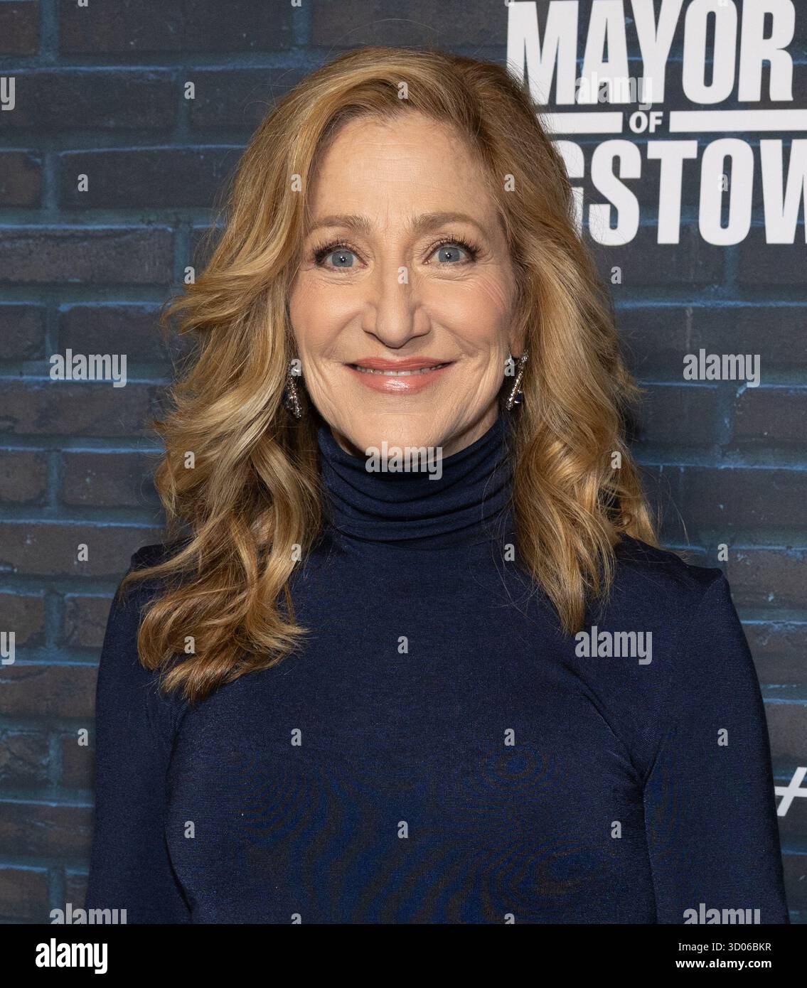 Edie Falco attends the Paramount+ premiere of "Mayor of Kingstown ...