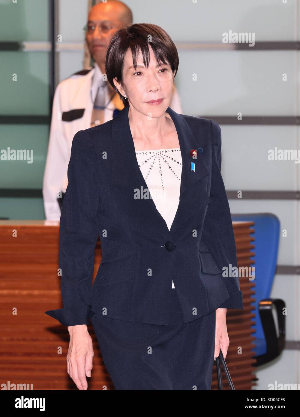 New Japanese Prime Minister Sanae TAKAICHI arrives at prime minister ...