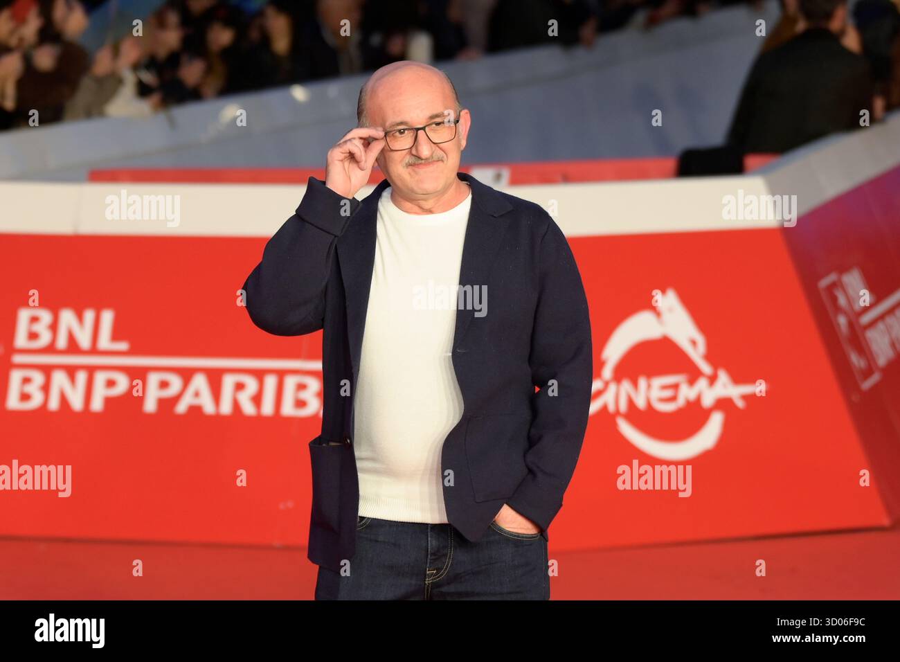 Enzo Casertano attends the red carpet of La preside during the Rome ...
