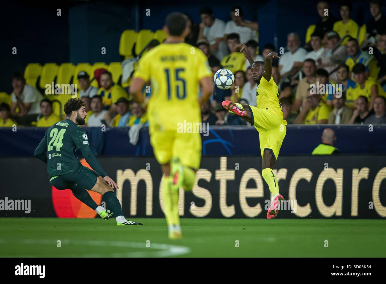 Pape Gueye (Villarreal CF) seen during the UEFA Champions League match ...