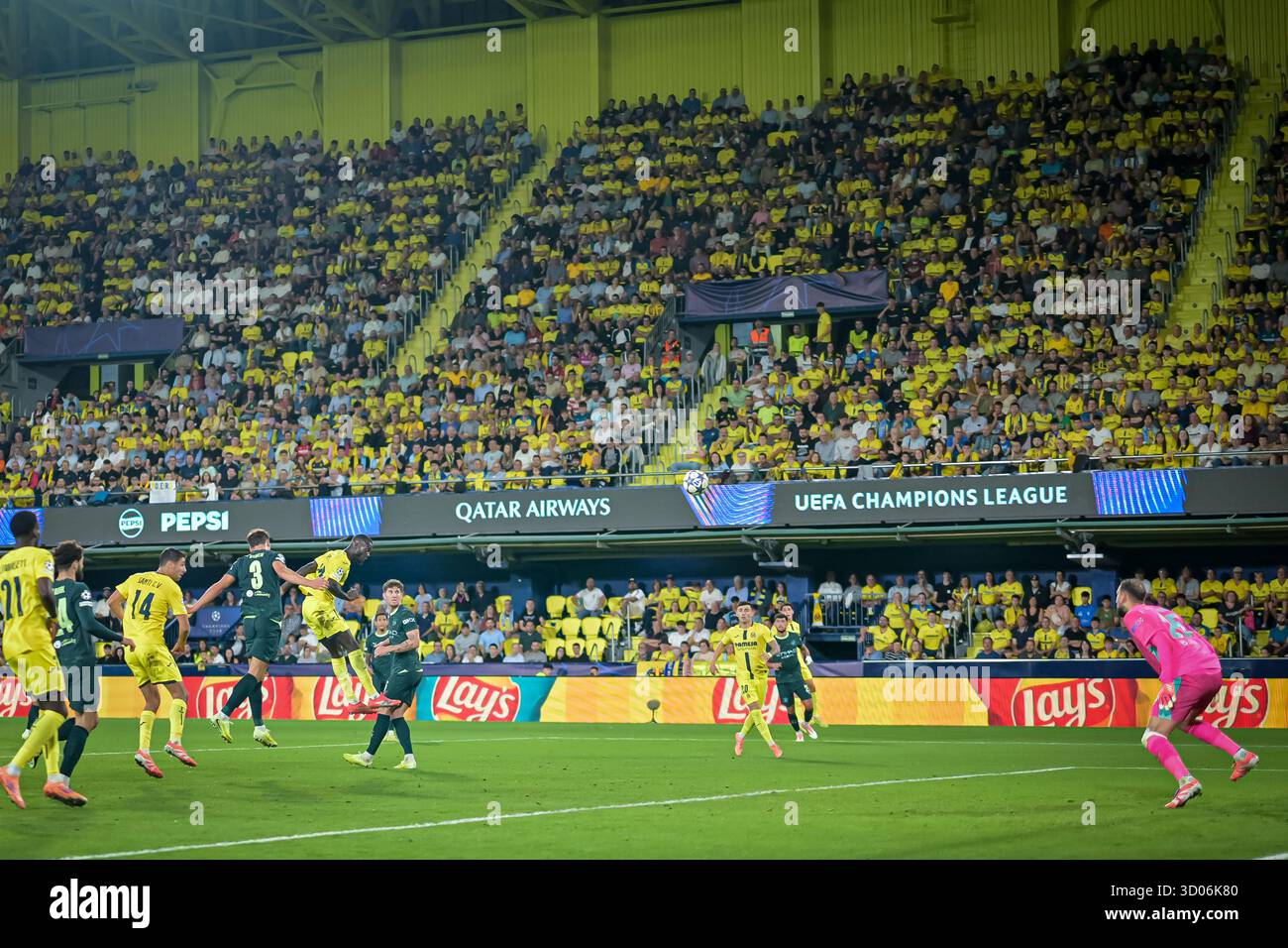 Nicolas Pepe (Villarreal CF) in action during the UEFA Champions League ...