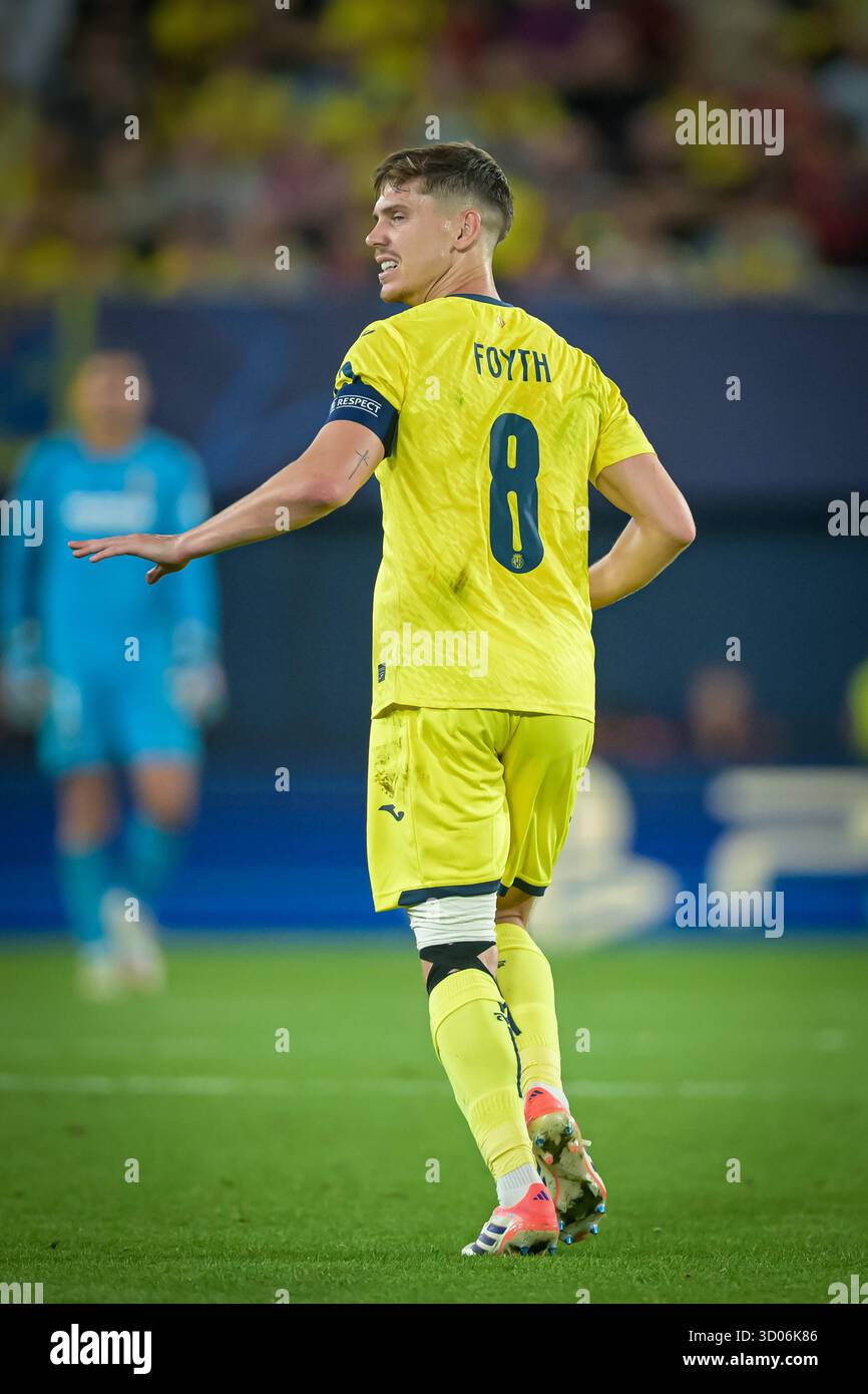 Juan Foyth (Villarreal CF) gestures during the UEFA Champions League ...