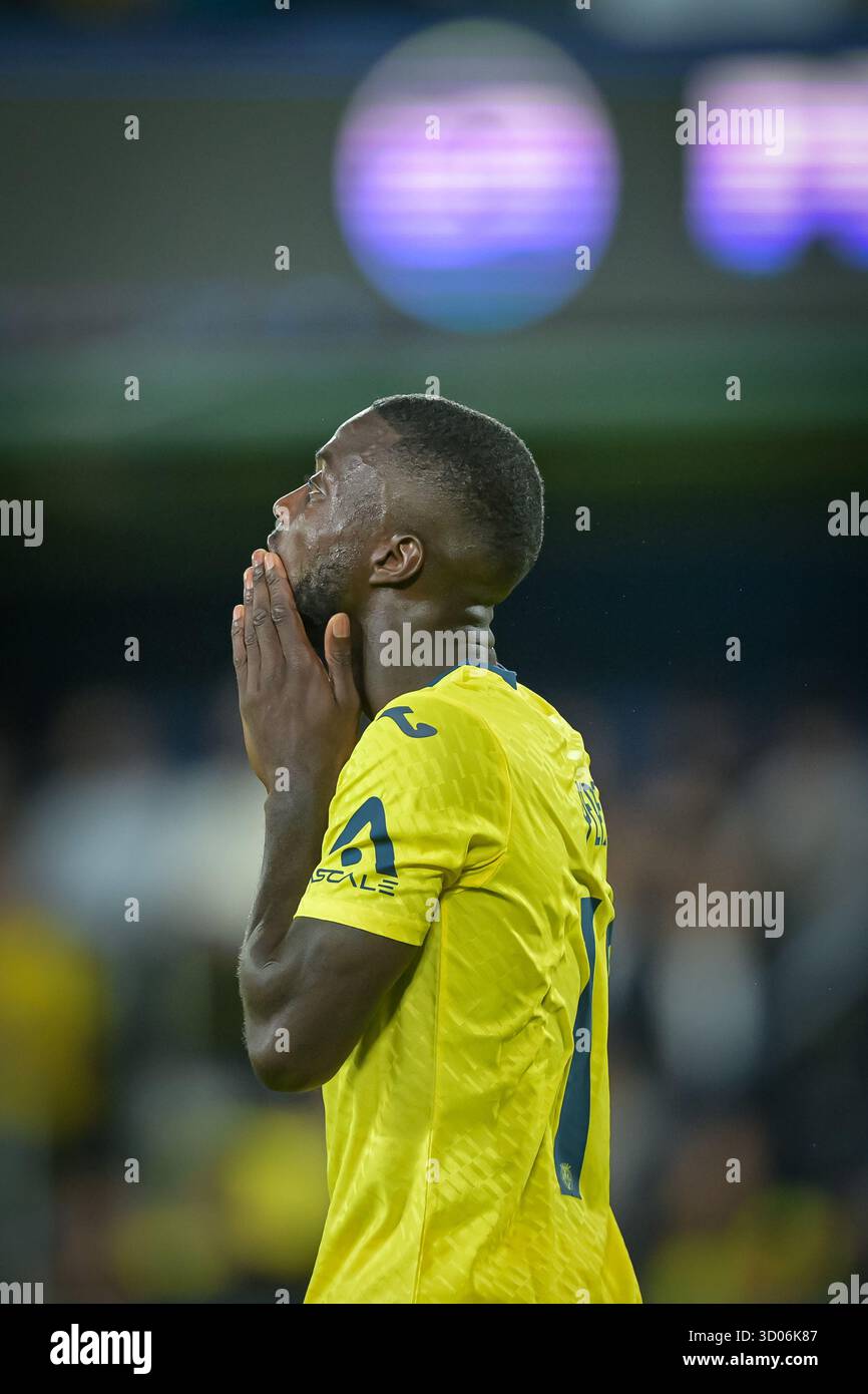 Nicolas Pepe (Villarreal CF) seen during the UEFA Champions League ...