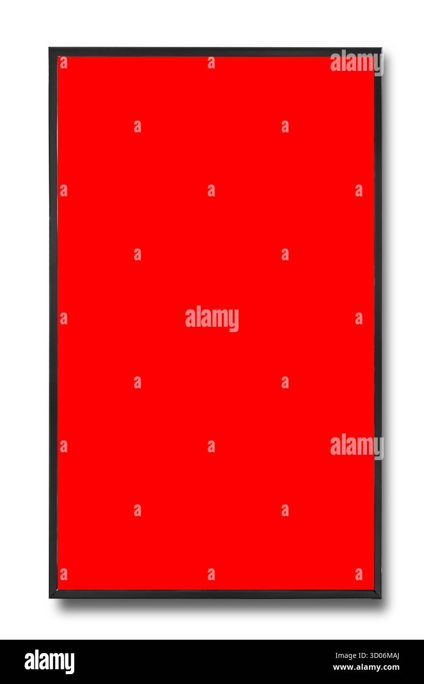 Vivid display bright red Cut Out Stock Images & Pictures - Alamy