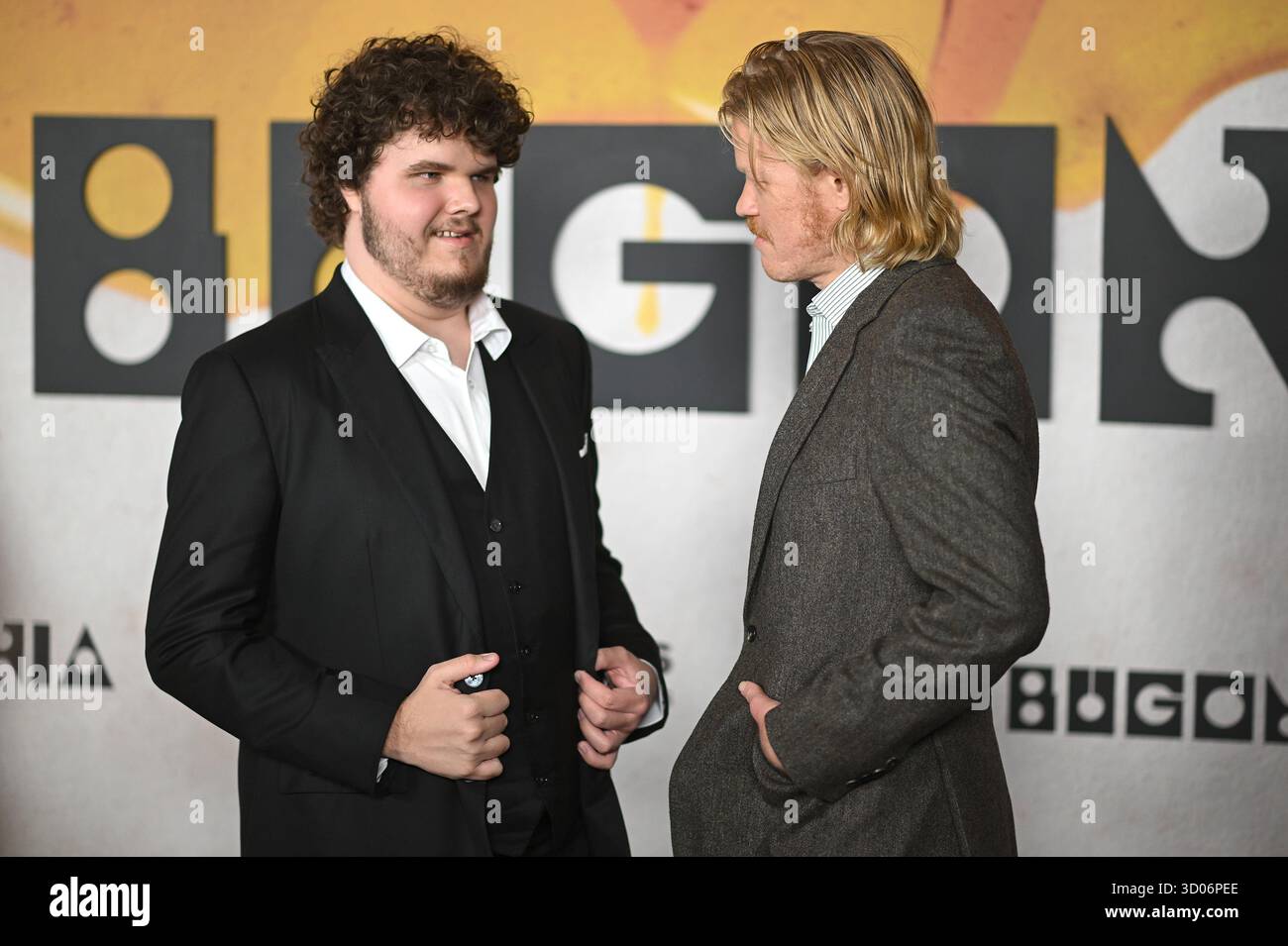 New York, USA. 21st Oct, 2025. (L-R) Aidan Delbis and Jesse Plemons ...