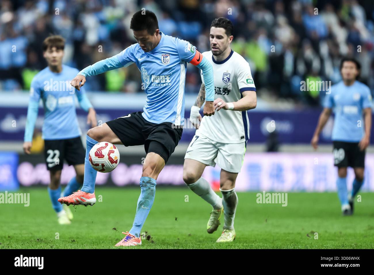 Dalian Yingbo Football Club 0-0 draw Wuhan Three Towns Football Club at ...