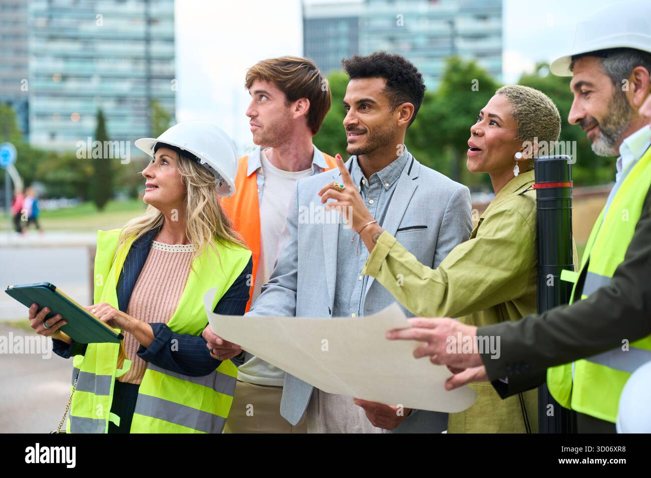 Team diverse architects civil engineers hi-res stock photography and ...