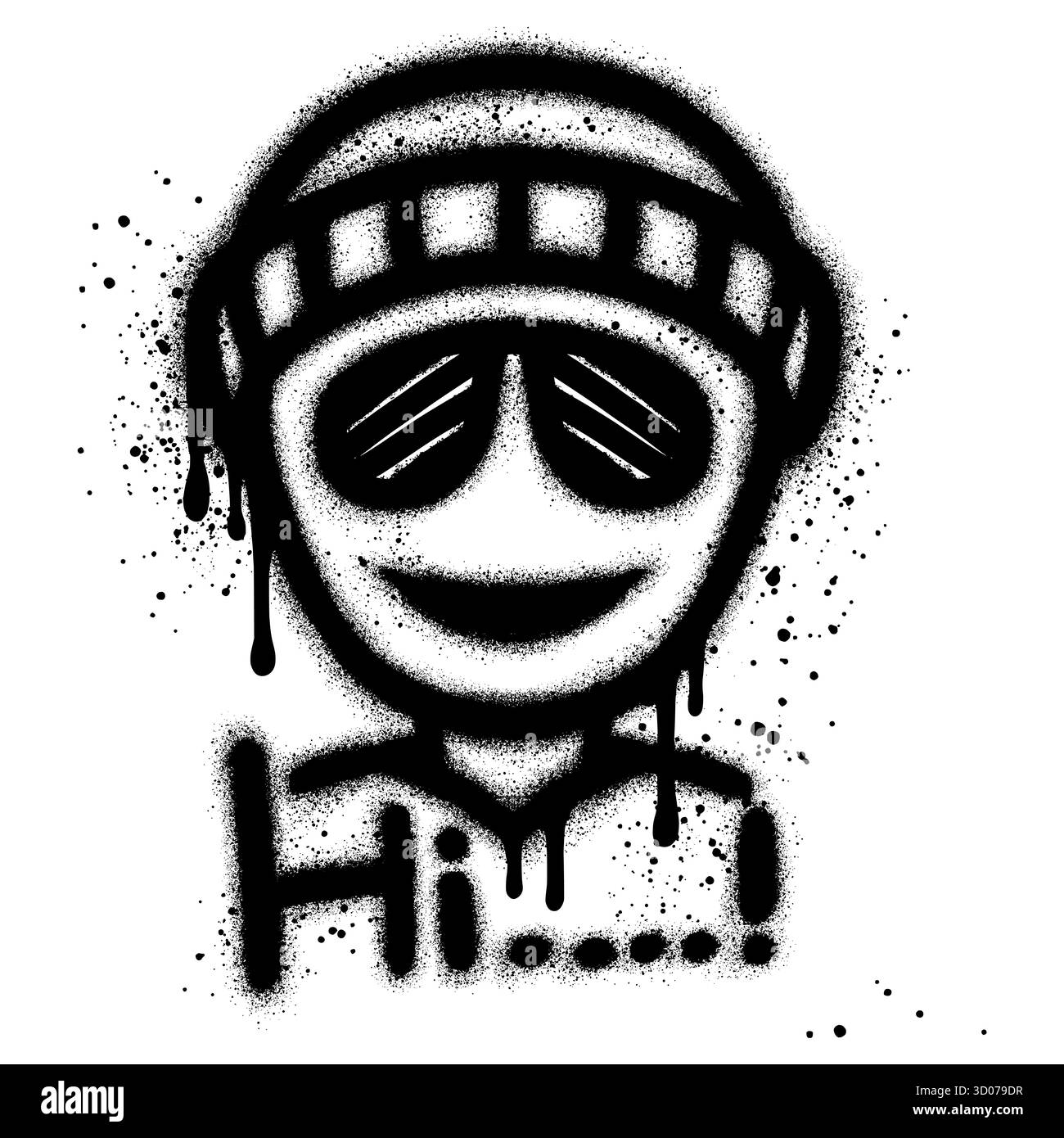 Face face hi Stock Vector Images - Alamy